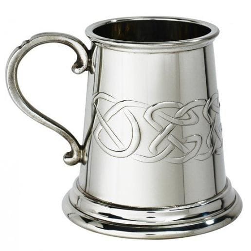 buyatankard.com - 1/4 Pint Embossed Celtic Tankard
