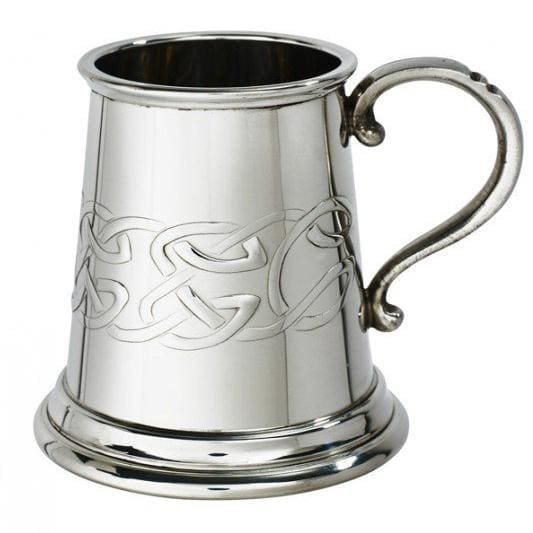 buyatankard.com - 1/4 Pint Embossed Celtic Tankard
