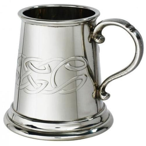 buyatankard.com - 1/4 Pint Embossed Celtic Tankard